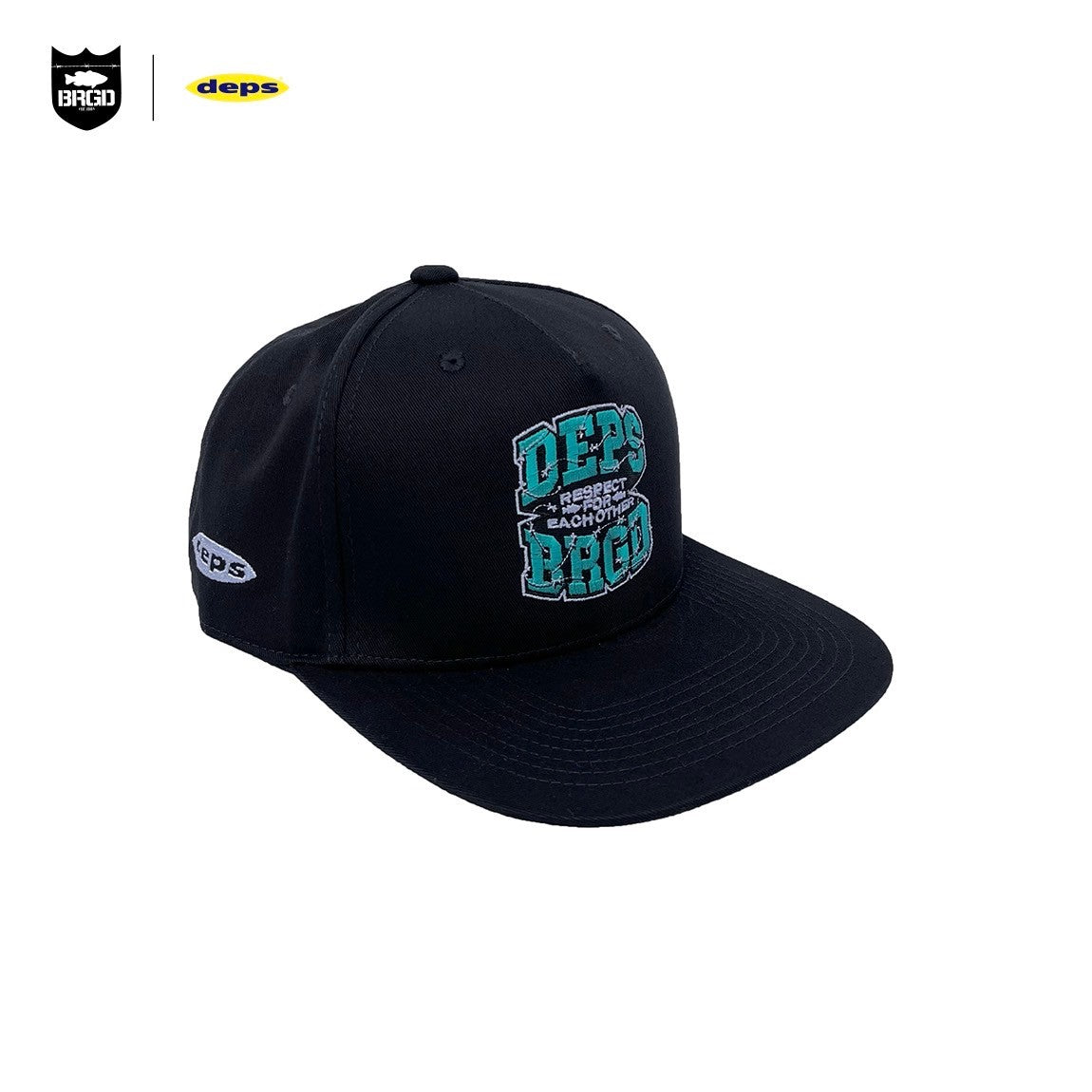 DEPS BRGD SNAPBACK HAT【BLACK/T.BLUE】 – DEPS online